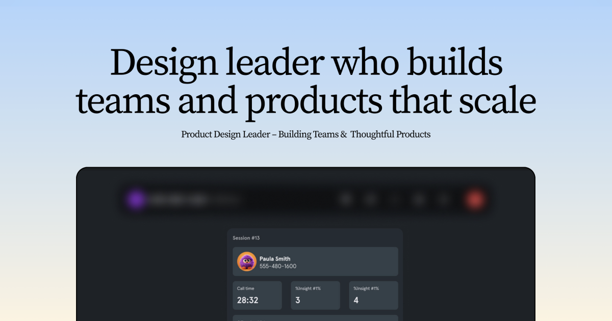 Angie Li | Product Design Leader